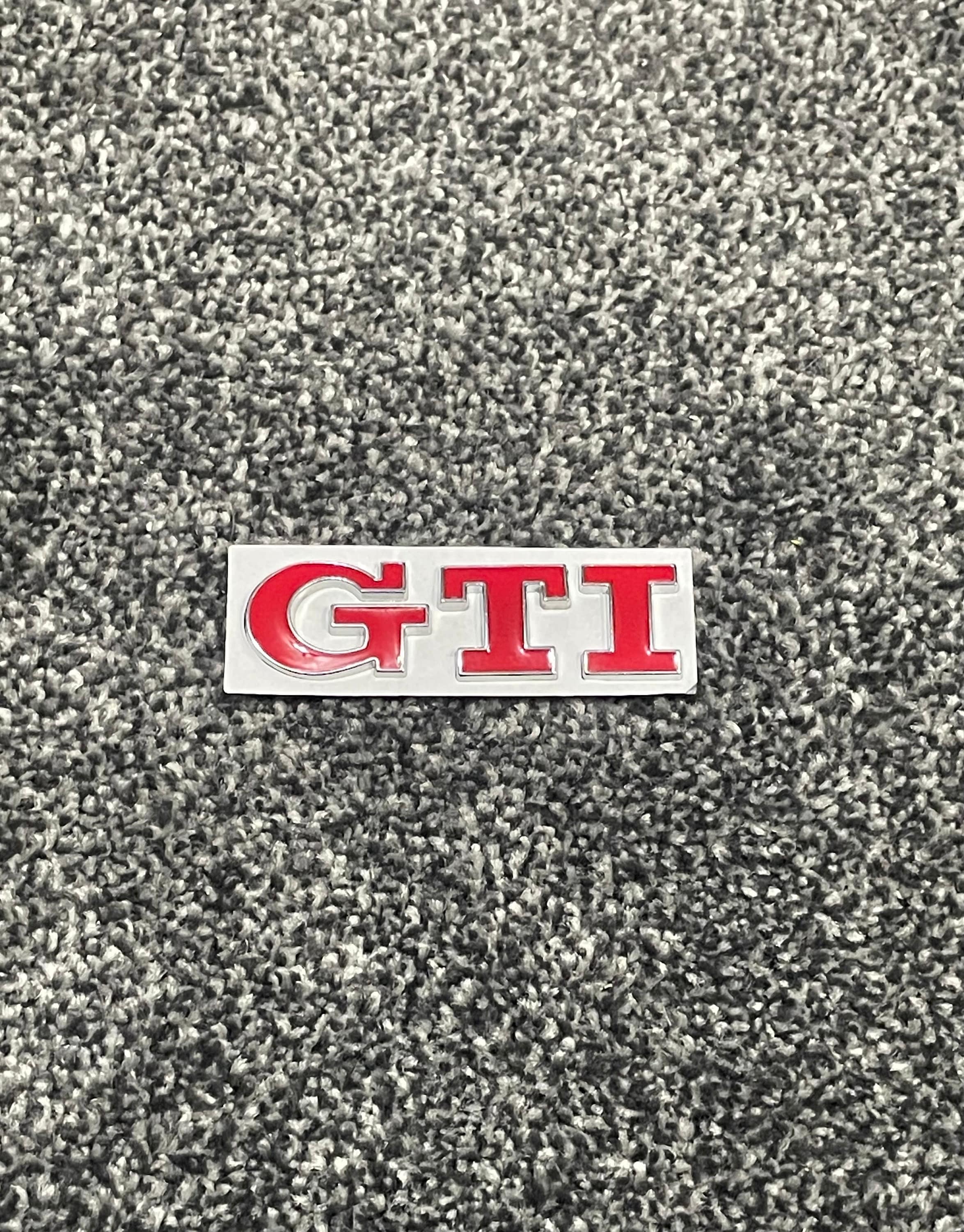 Red MK7 / MK7.5 Rear GTI Badge Emblem Chrome - Etsy