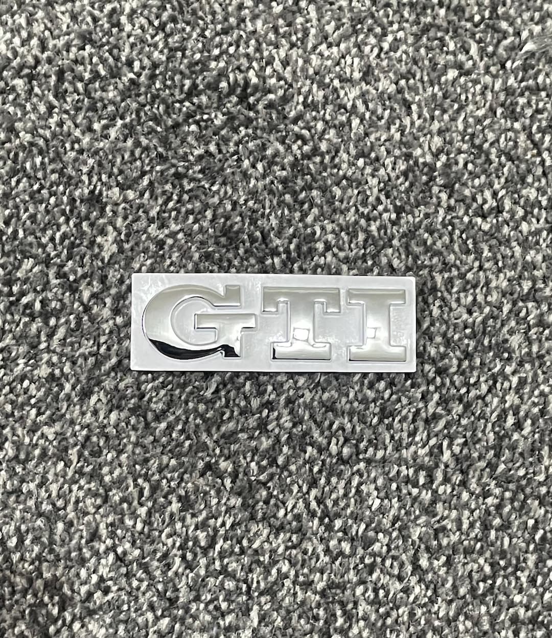 Silver MK7 / MK7.5 Rear GTI Badge Emblem Chrome - Etsy