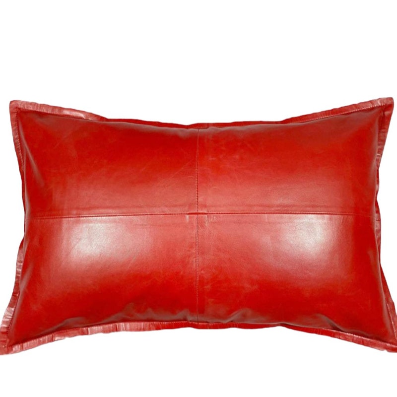 Leather Pillow Cover - Etsy