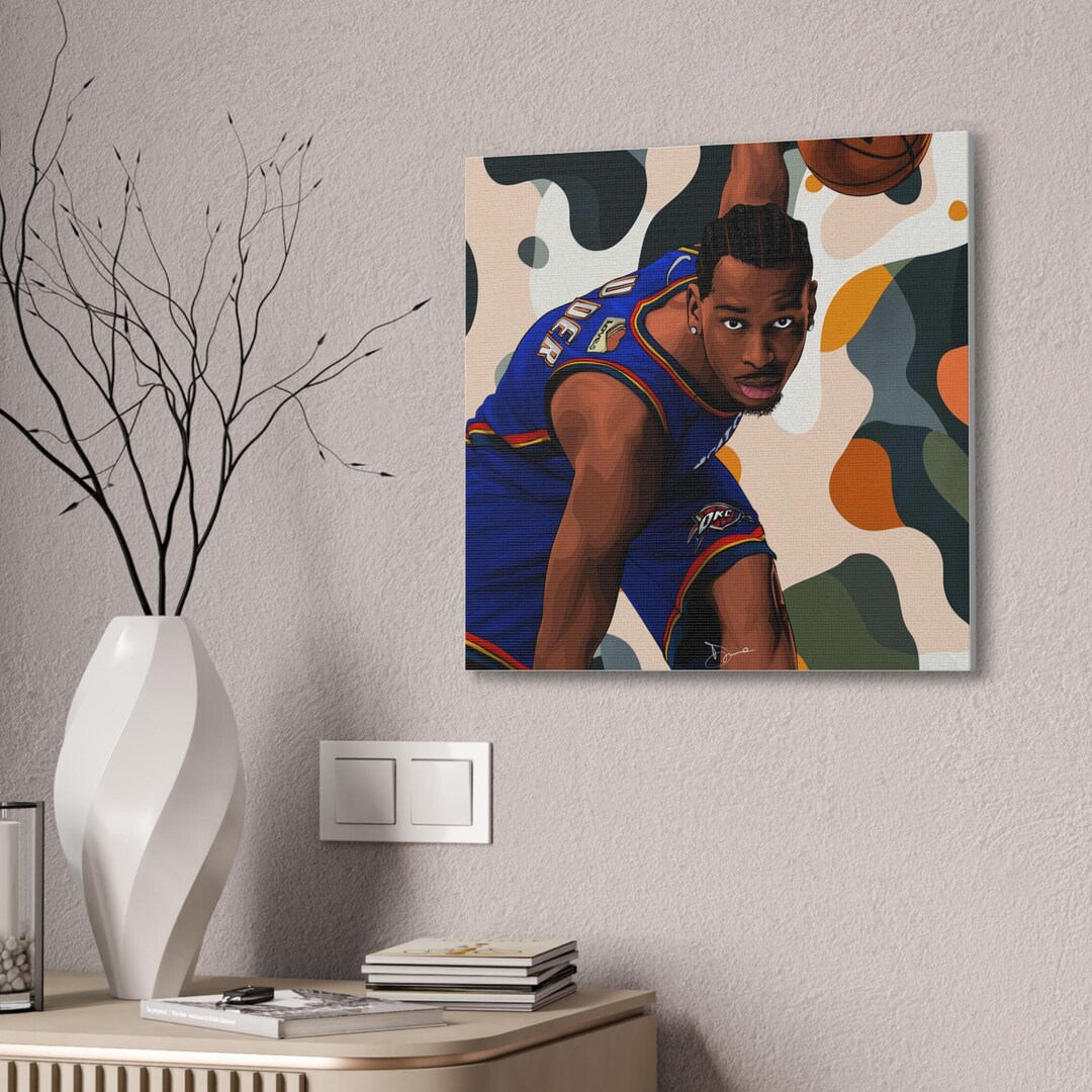 Shai Gilgeous-alexander Poster Canvas - Etsy