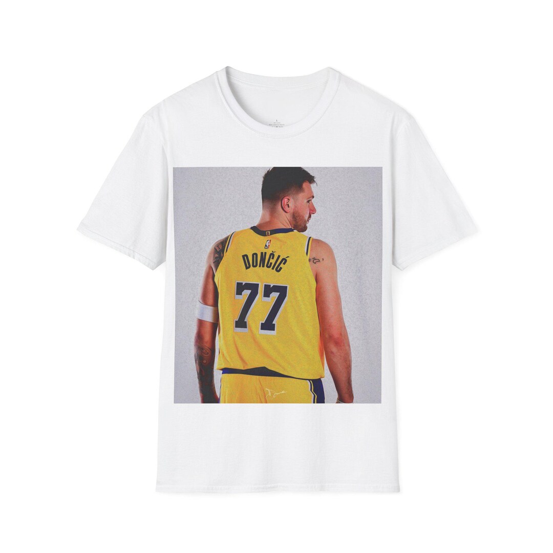 Luka Doncic Basketball T-shirt, Unisex Fan Apparel, Sports Gift ...