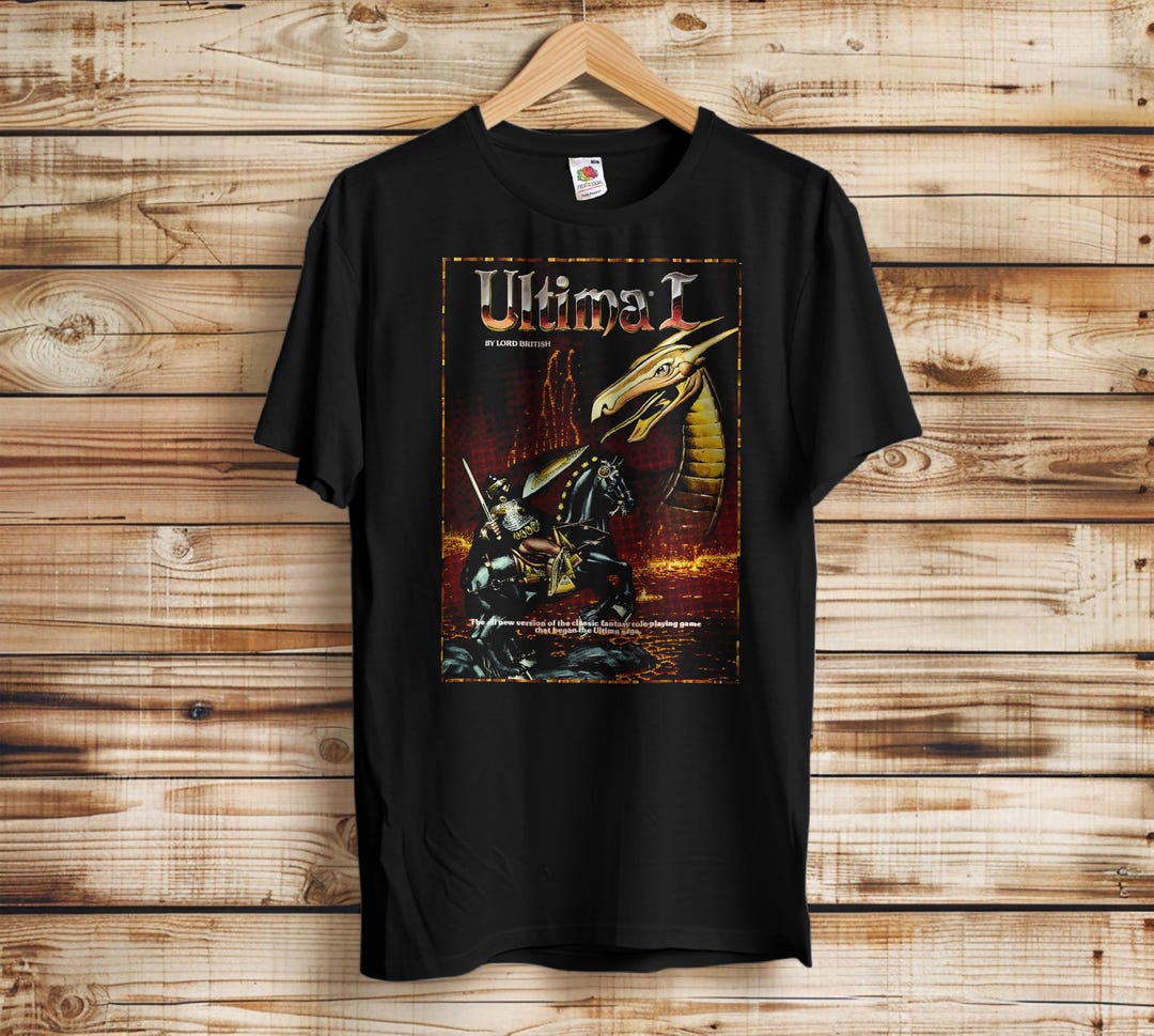 Ultima I Logo Art Cover Shirt Classic Role Playing Video Game Lover ...