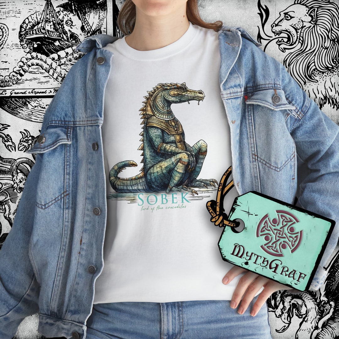 Sobek Lord of the Crocodiles Mythological Creatures T-shirt - Etsy