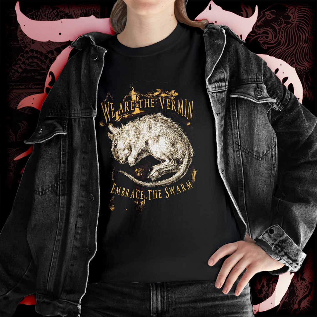 We Are the Vermin Shirt, T-shirt Black Metal, Brutalism, Streetwear ...