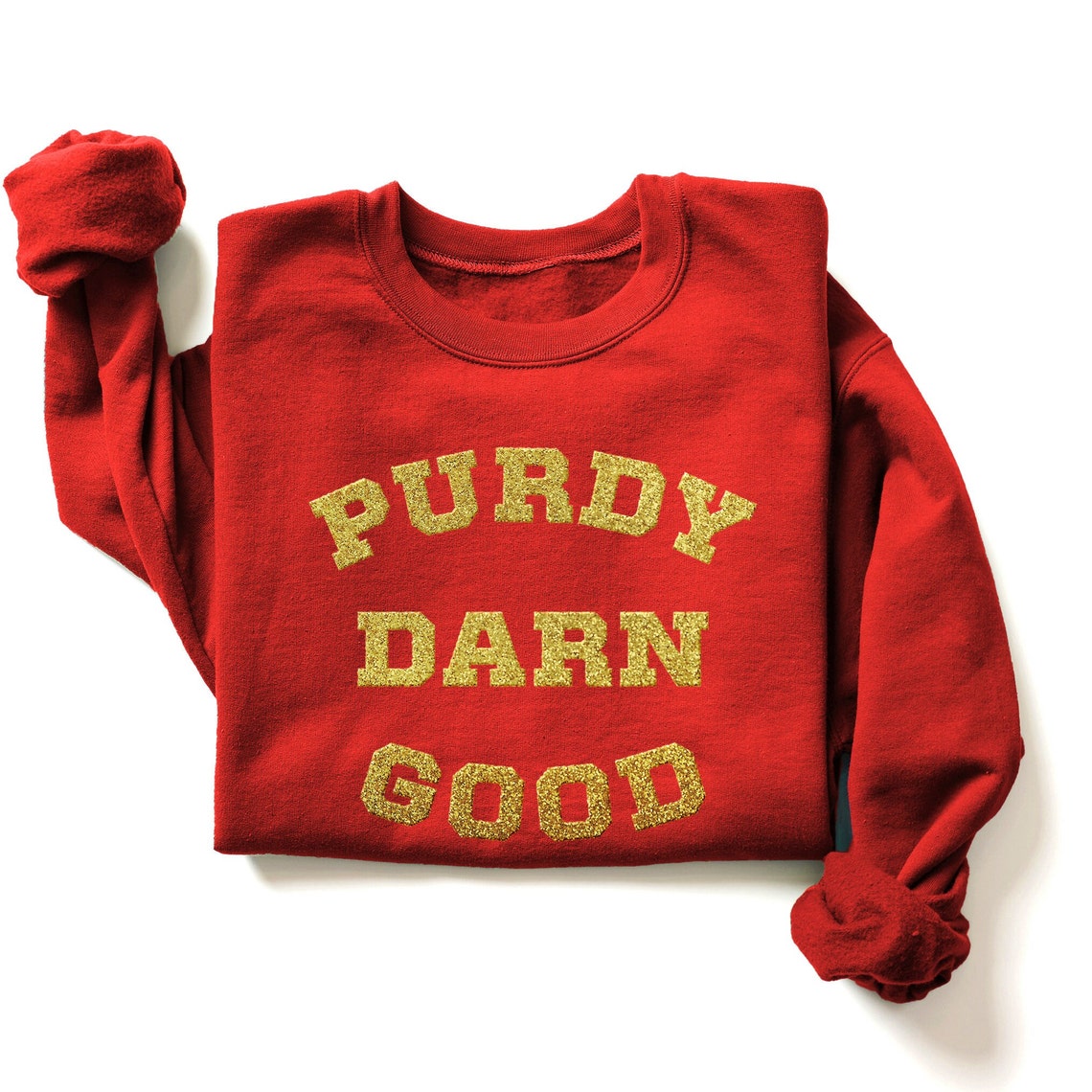 Purdy Darn Good Crewneck Sweatshirt, SF 49ers 13 Brock Purdy Merch, San ...