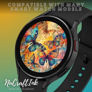 Mosaic Butterfly Apple Watch Face Wallpaper (digital Download) - Etsy