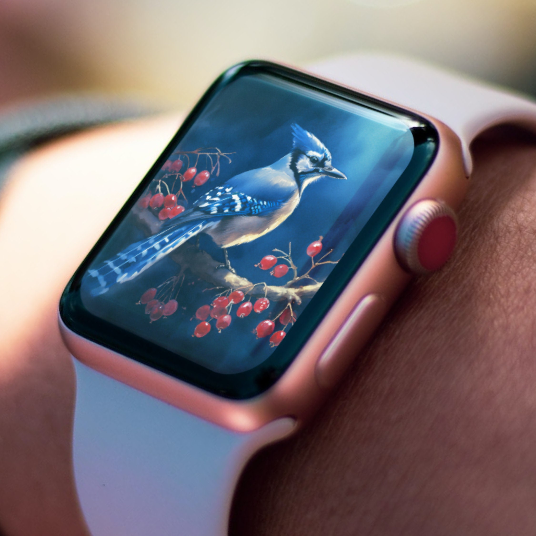Apple Watch Face Background Wallpaper, Winter Theme Smartwatch ...