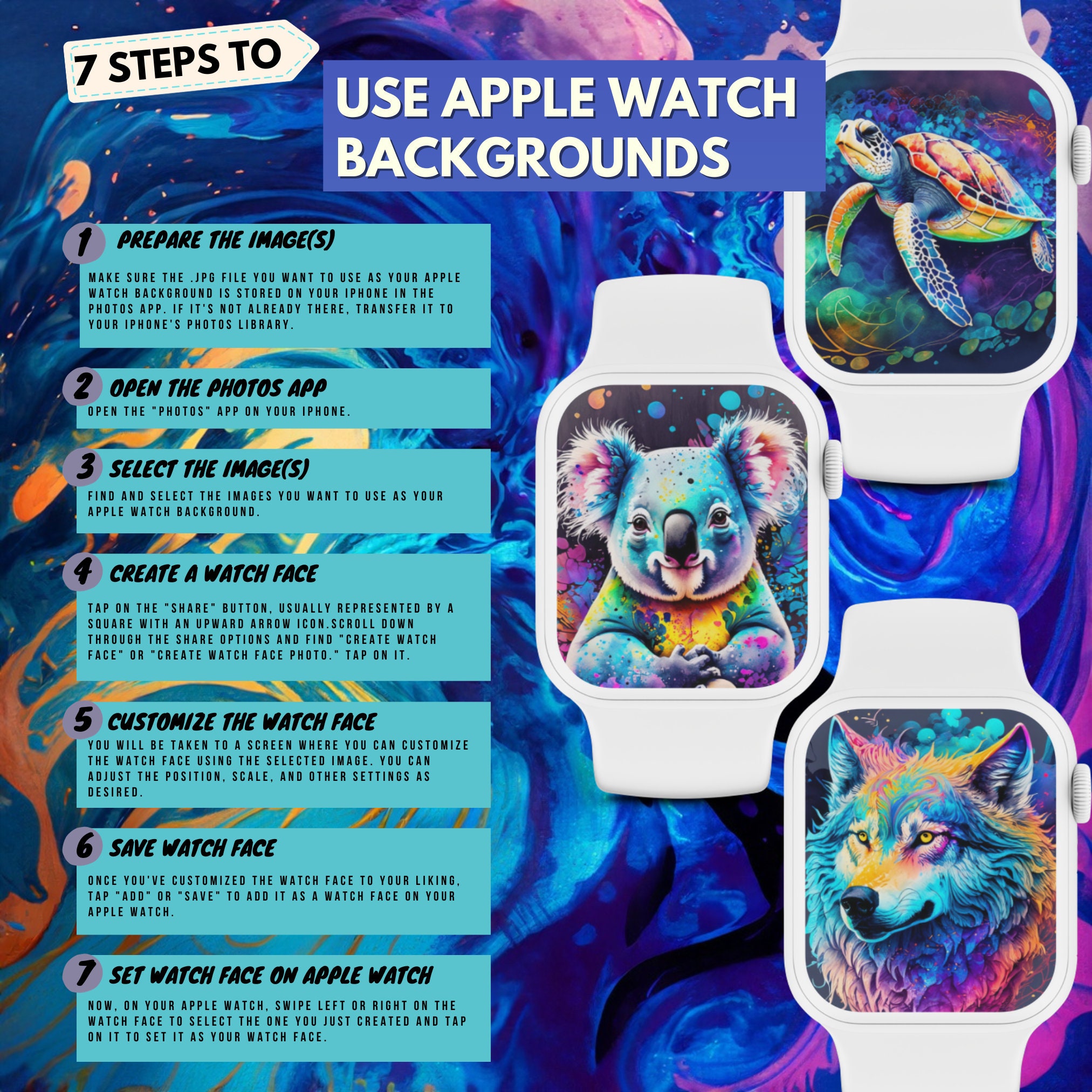 Giraffe Apple Watch Face Background Favorite Zoo Animal, Safari ...