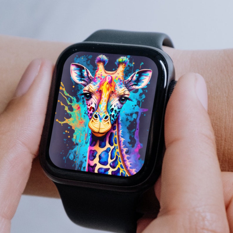 Giraffe Apple Watch Face Background Favorite Zoo Animal, Safari ...