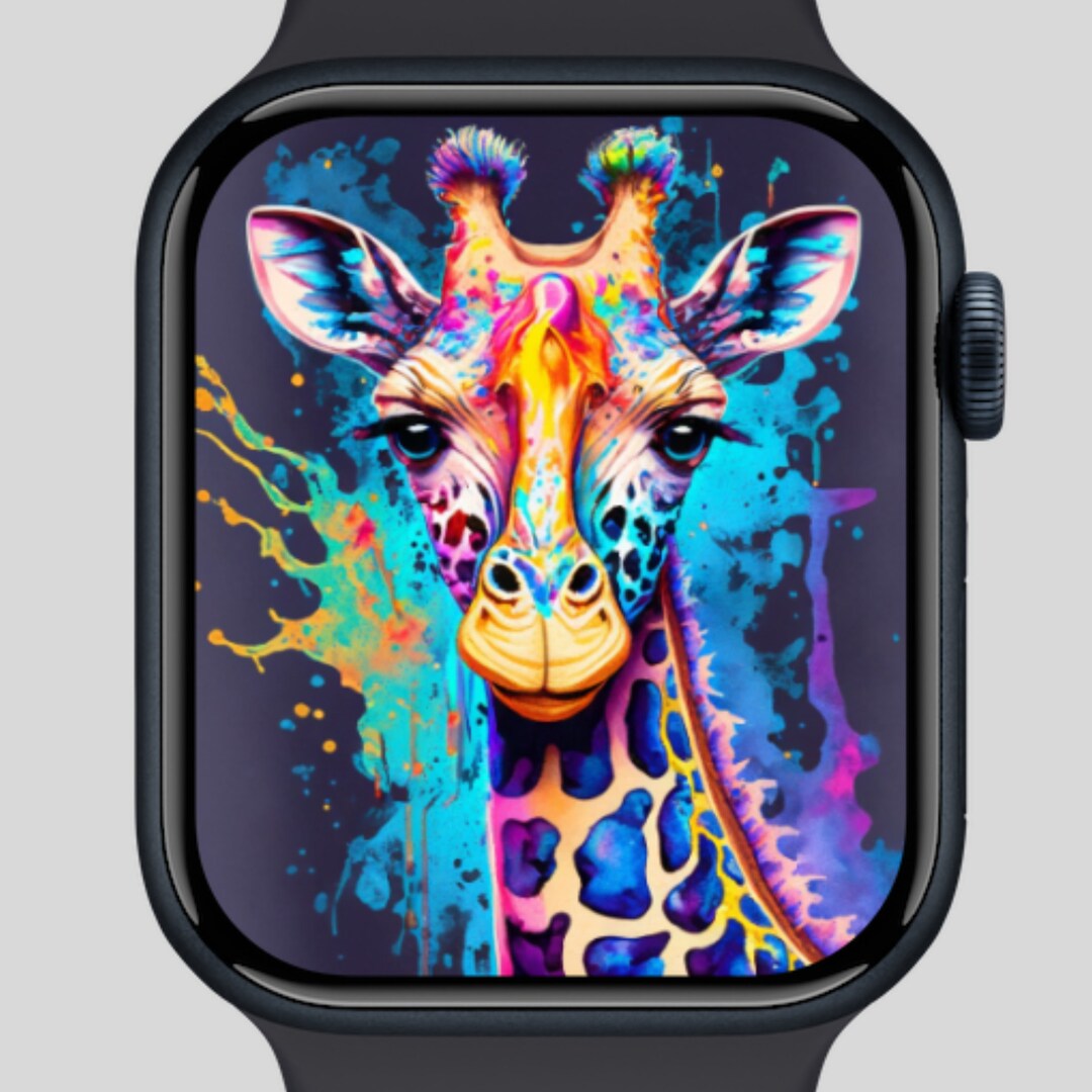 Giraffe Apple Watch Face Background Favorite Zoo Animal, Safari ...