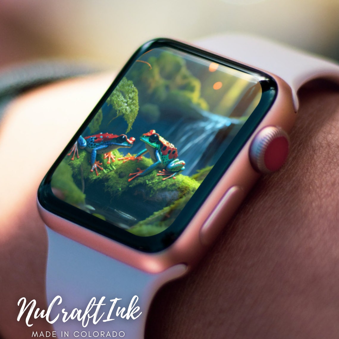 Poison-dart Frog Apple Watch Face, Tropical Rainforest Wallpaper ...