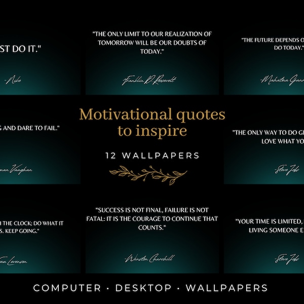 Motivational Wallpaper for Computer - Etsy