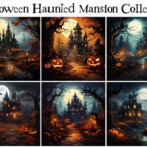 Haunted Mansion Clipart, Fantasy Clipart House, Gothic Haunted House ...