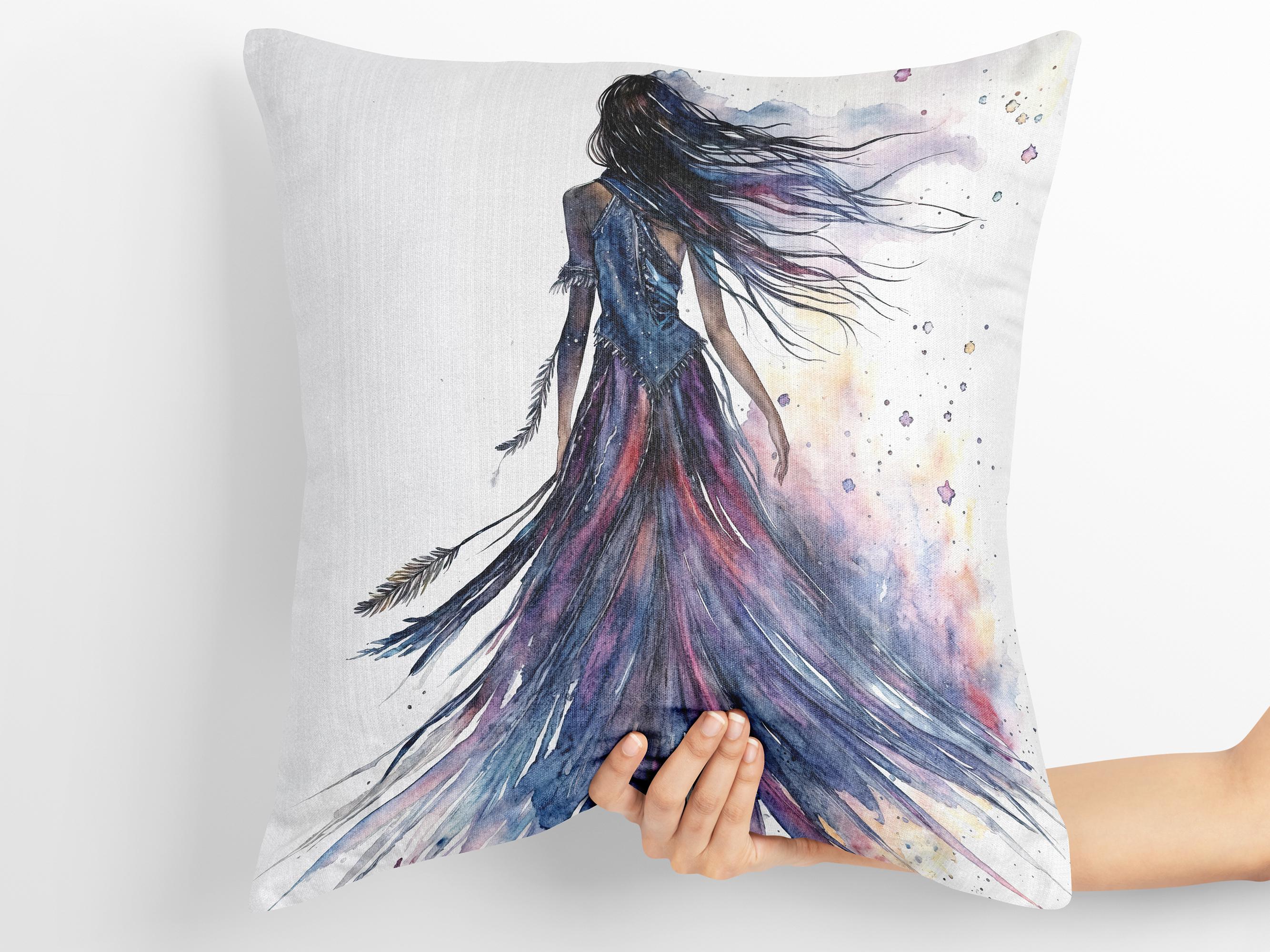 7 Boho Witch Clipart Collection, Boho Witch Bundle, Halloween Witch ...