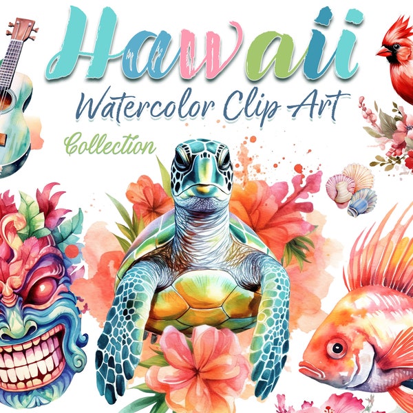 Luau Clipart - Etsy