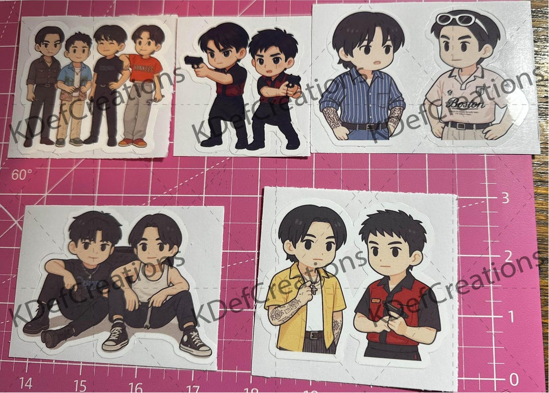 The Heart Killers Chibi Character Magnets - Etsy