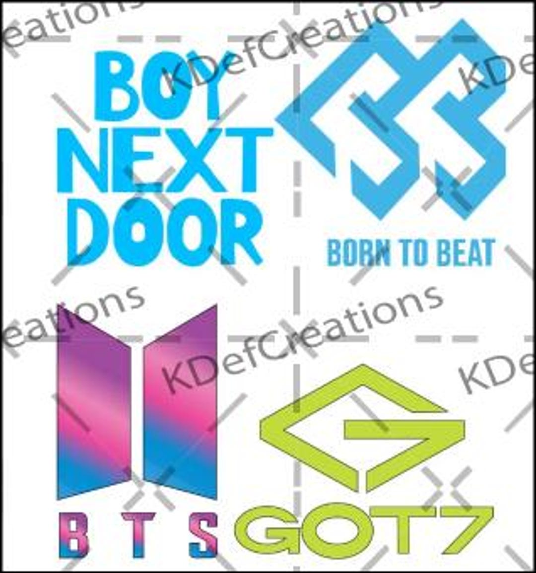 Kpop Logo Stickers - Etsy