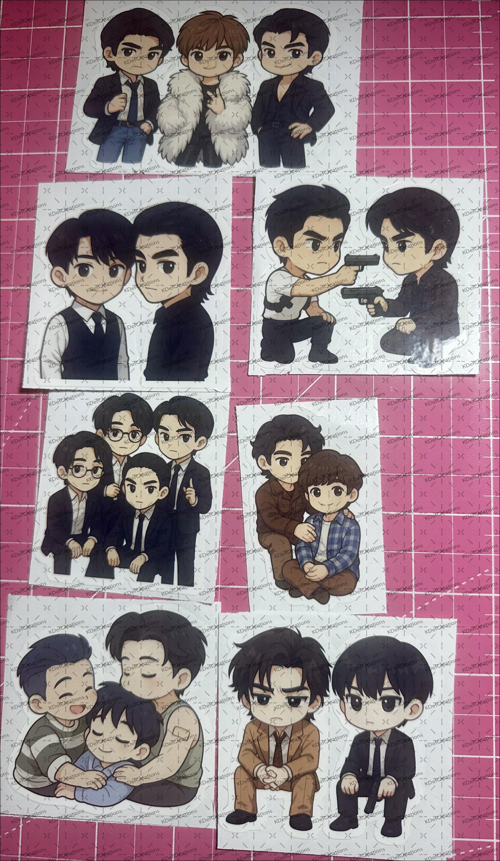 Kinnporsche Chibi Magnets - Etsy