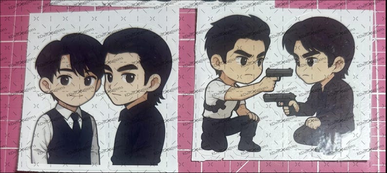Kinnporsche Chibi Magnets - Etsy