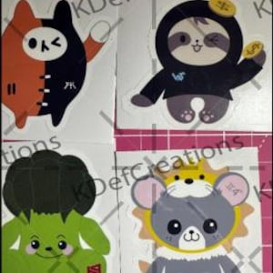 GMMTV Mascots Stickers - Etsy