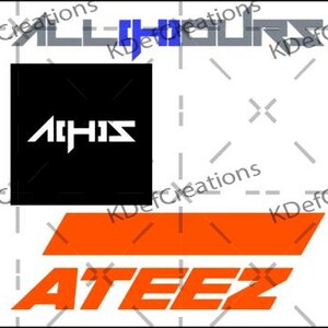 Kpop Logo Stickers - Etsy