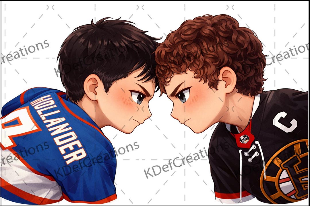 Heated Rivalry Chibi Iron-ons - Etsy