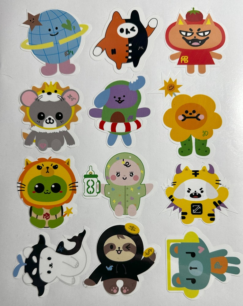 GMMTV Ship Character Stickers - Etsy