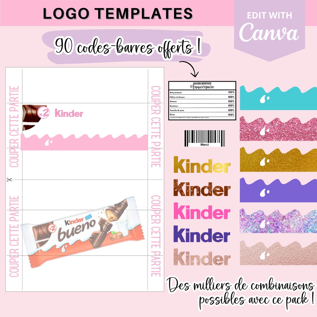 Complete Model to Create Kinder Bueno Packaging, Template template on ...