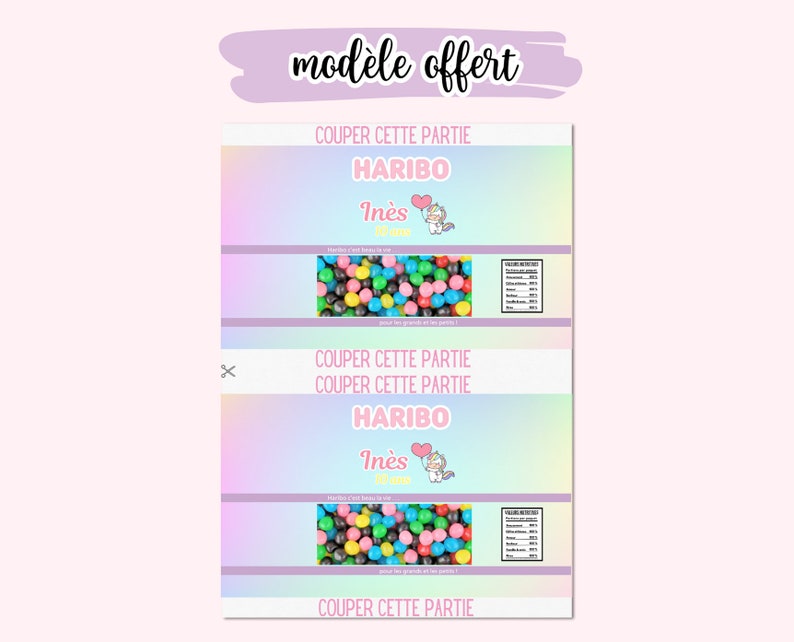 Complete Model to Create Haribo Packaging small and Medium Sachet ...