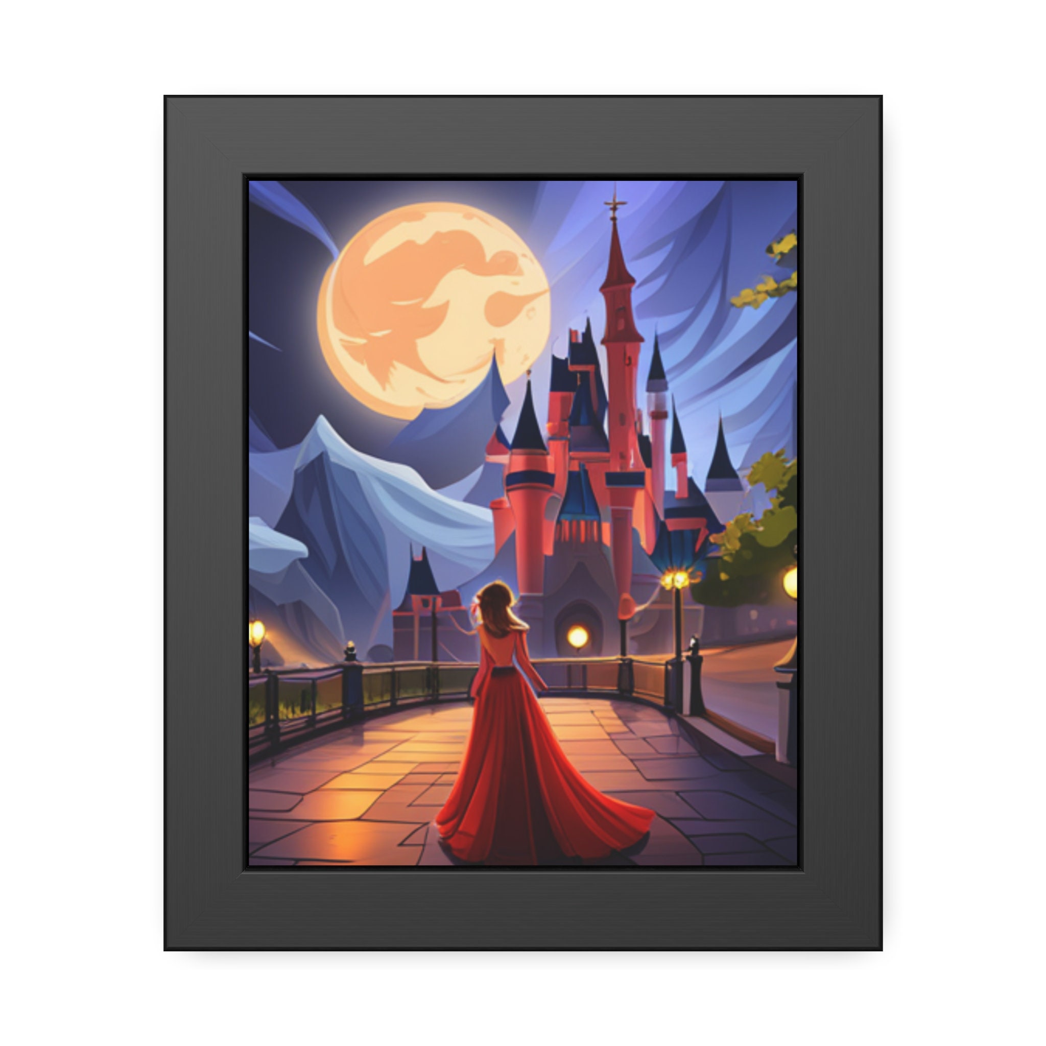Framed Paper Posters, Disney, Princess, Castle Poster sold by Four-Day ...