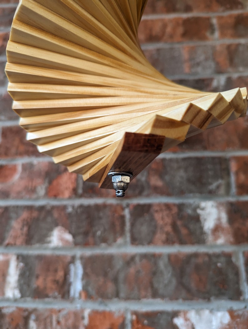 Pine Cone Wood Spiral Wind Spinner Wood Stained 12 High & 6 Wide ...