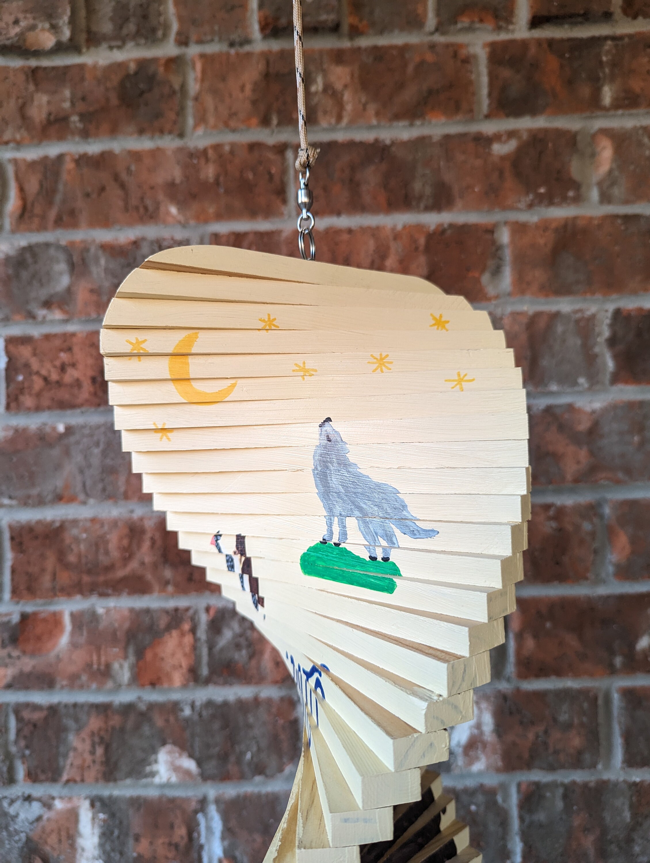 Forest Animal Theme Wooden Spiral Wind Spinner New Custom - Etsy