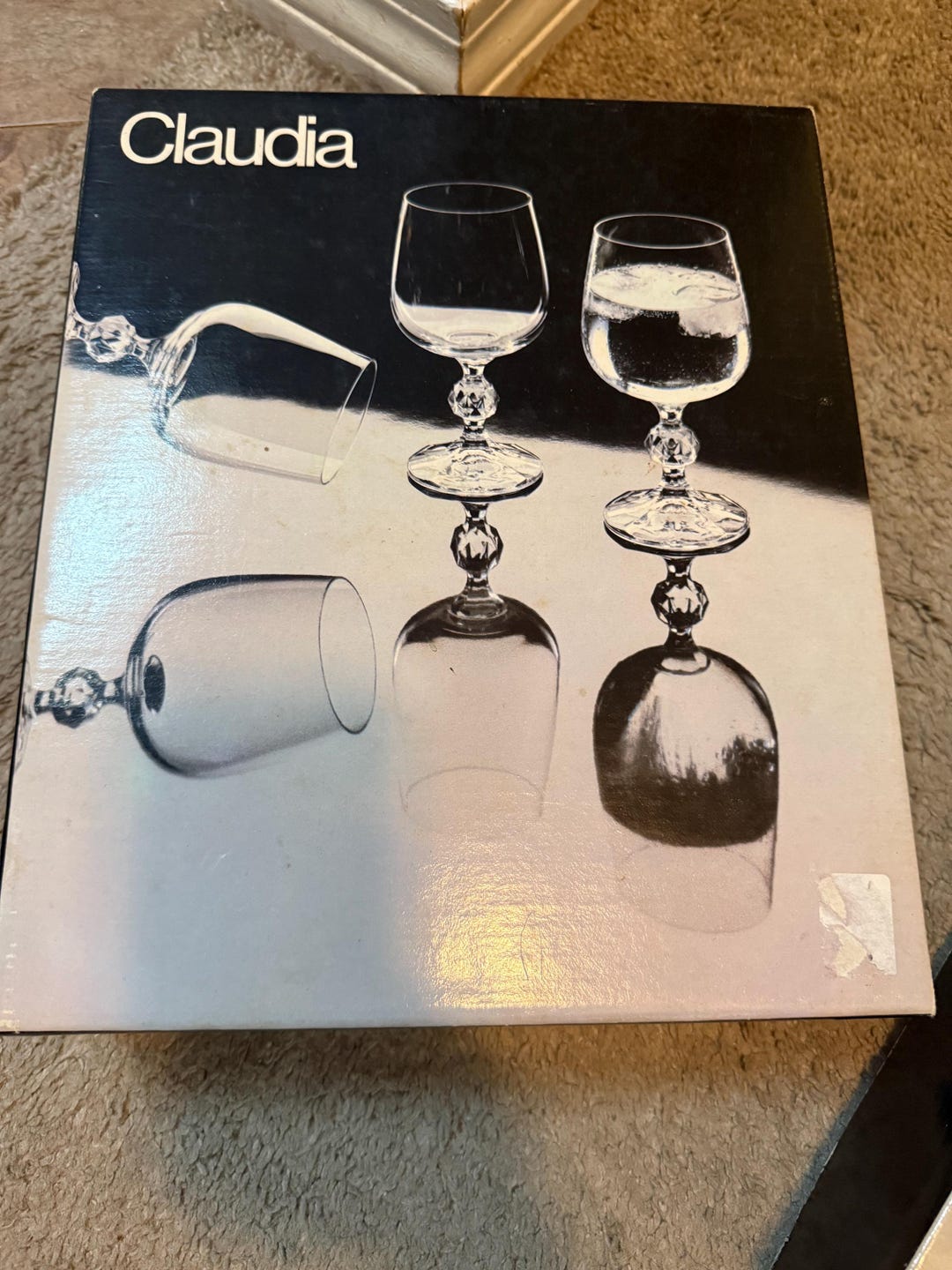 RARE Discontinued - Vintage Bohemian Crystal, Claudia Pattern With ...