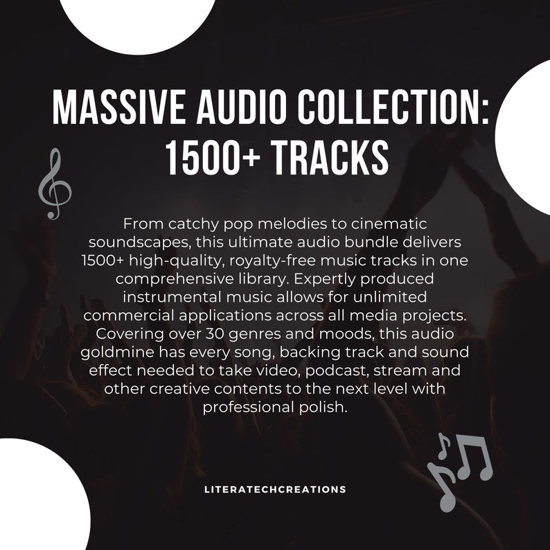 1500+ Royalty-free Audio Tracks! Ideal for Videos, Vlogs, Podcasts, and ...
