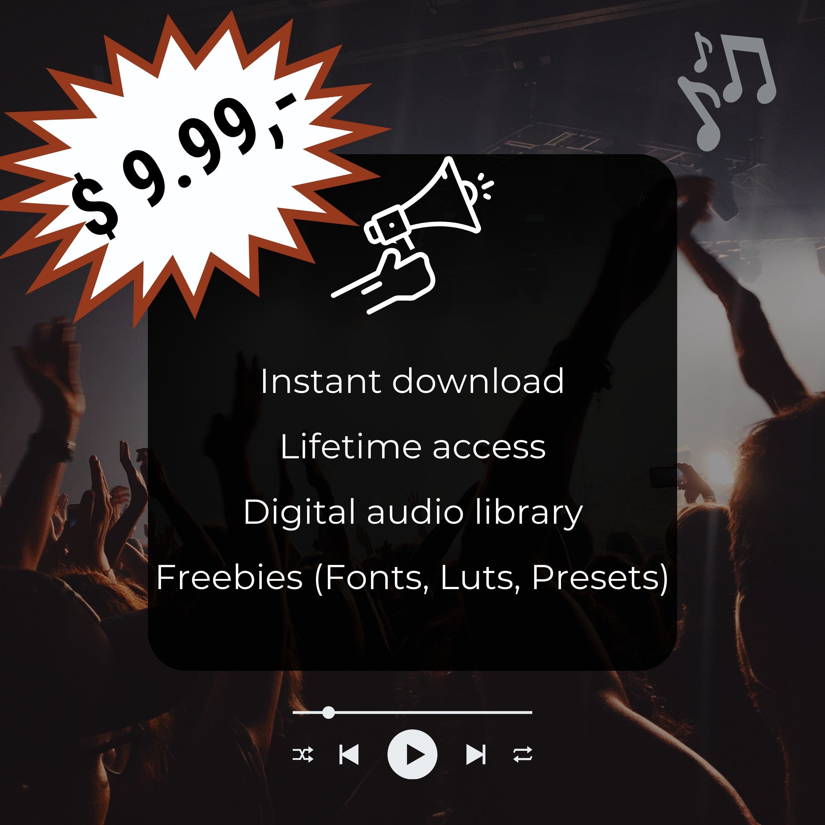 1500 Royalty-free Audio Tracks Ideal for Videos, Vlogs, Podcasts, and ...