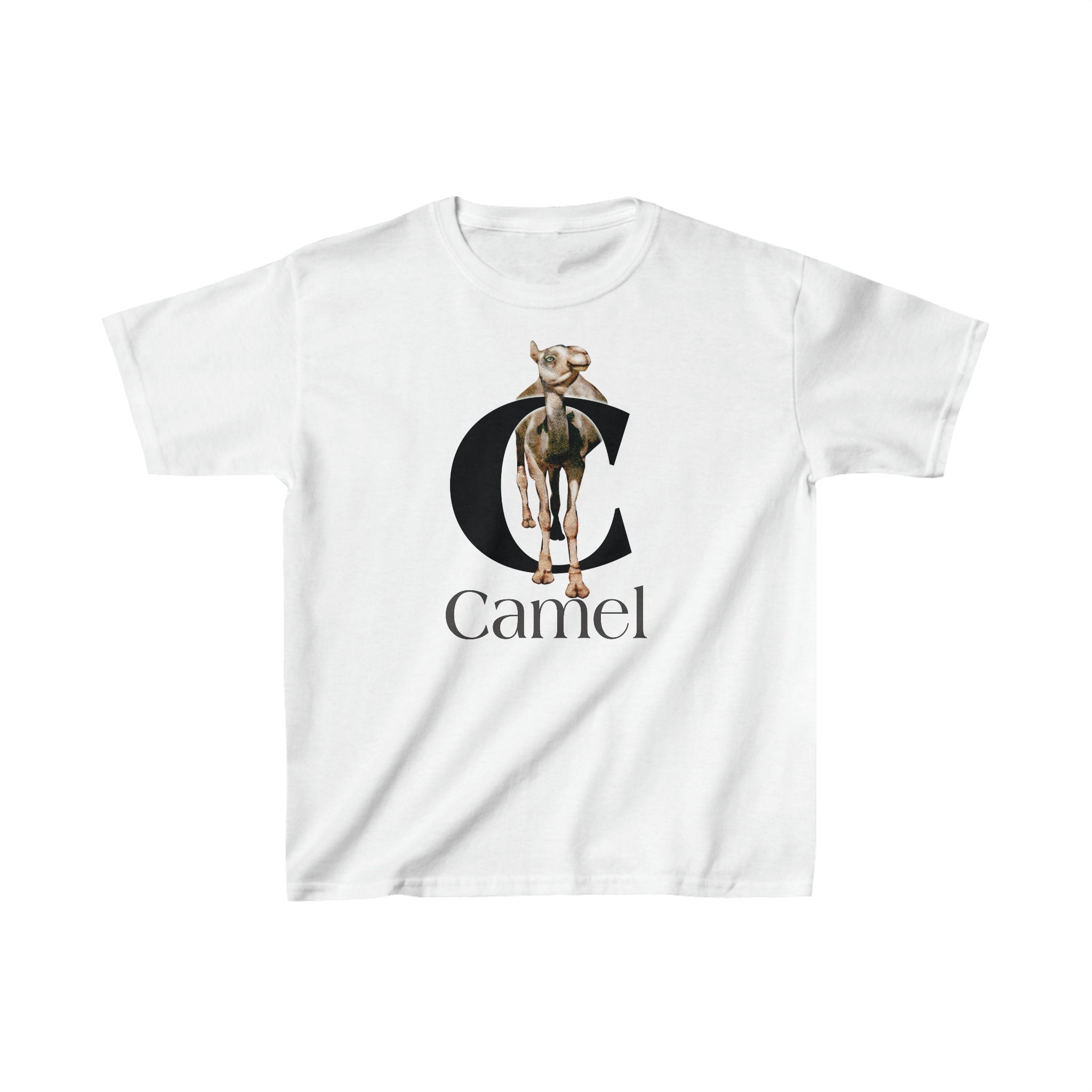 C is for Camel T-shirt, Camel Drawing T-shirt, Camel Illustration ...