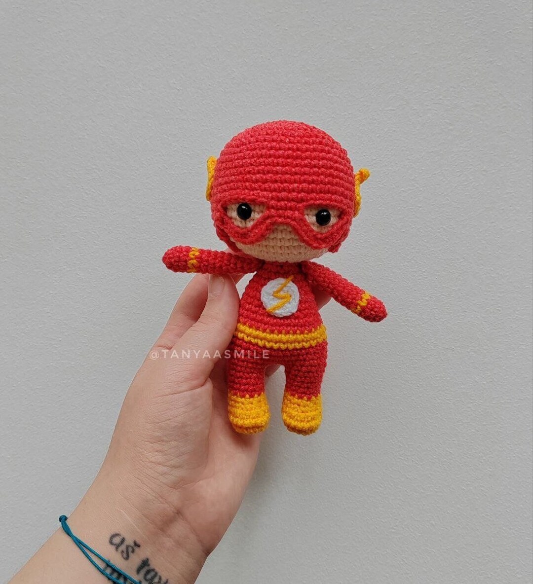 Crochet Pattern the Flash Inspired, Superhero Crochet, English Pdf File ...