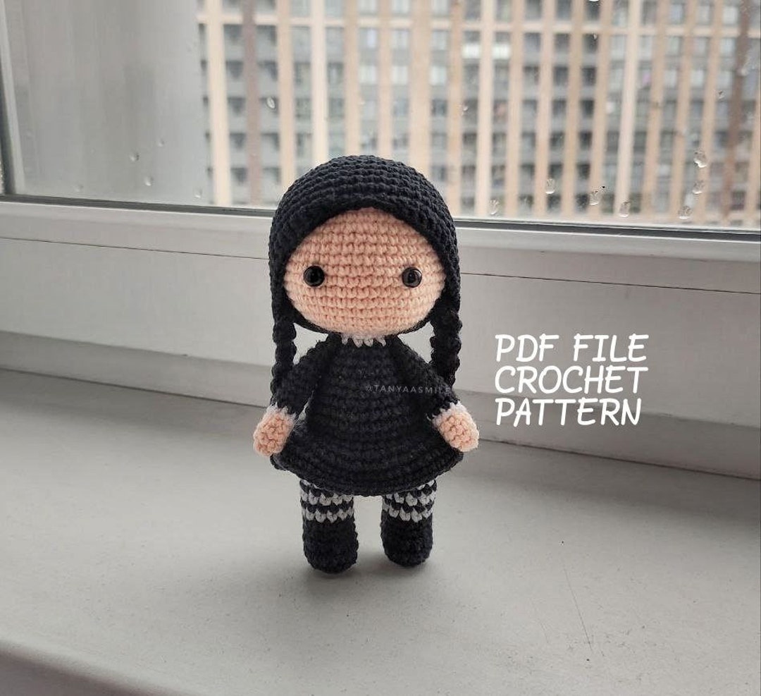 Gothic Doll Crochet Pattern, Crochet Horror Pattern, Amigurumi ...