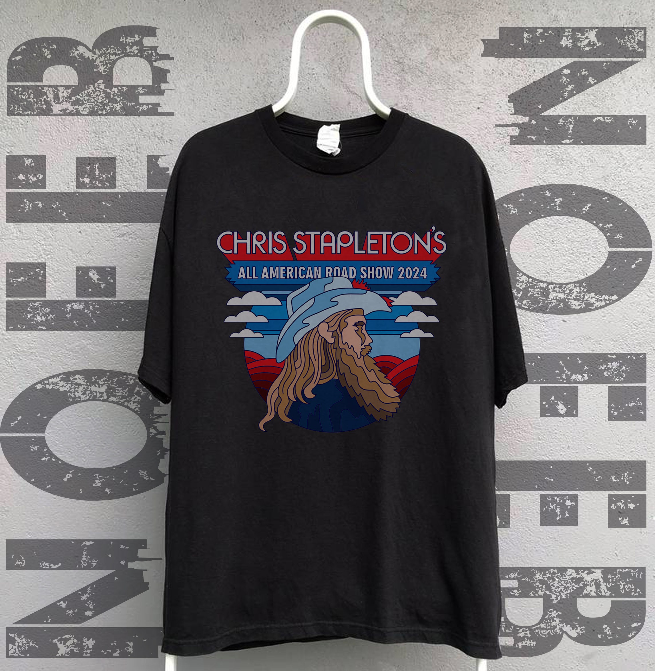 Chris Stapleton All American Road Show Tour Dates 2024 Shirt sold by ...