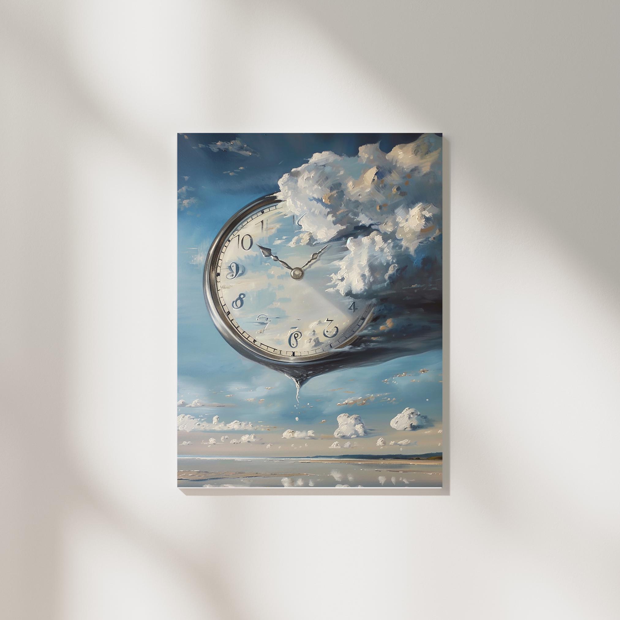 Dali's Melting Clock the Persistence of Memory Magritte Inspired ...