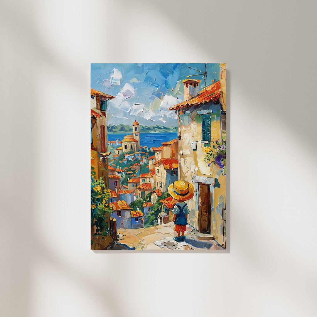 Italian Boy - Luca Pixar - Van Gogh Inspired - Printable Wall Art ...