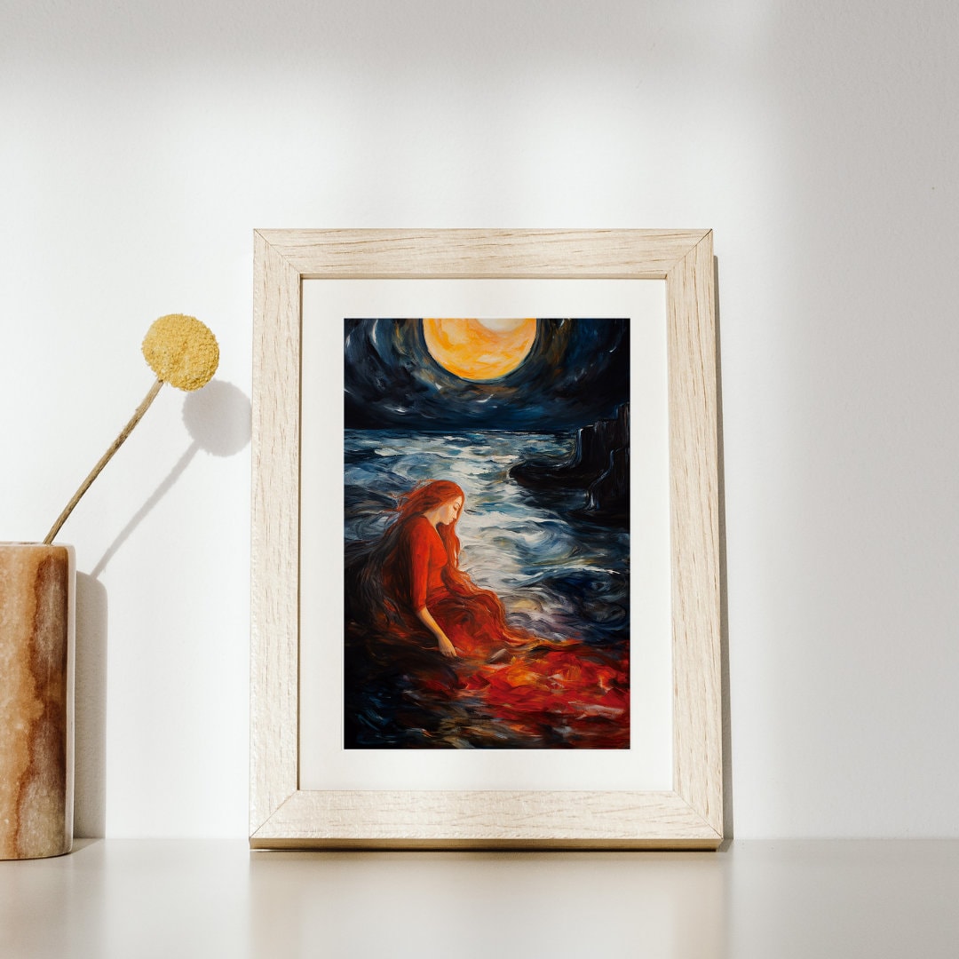 Edvard Munch Inspired the Birth of Venus Printable Wall Art Download ...