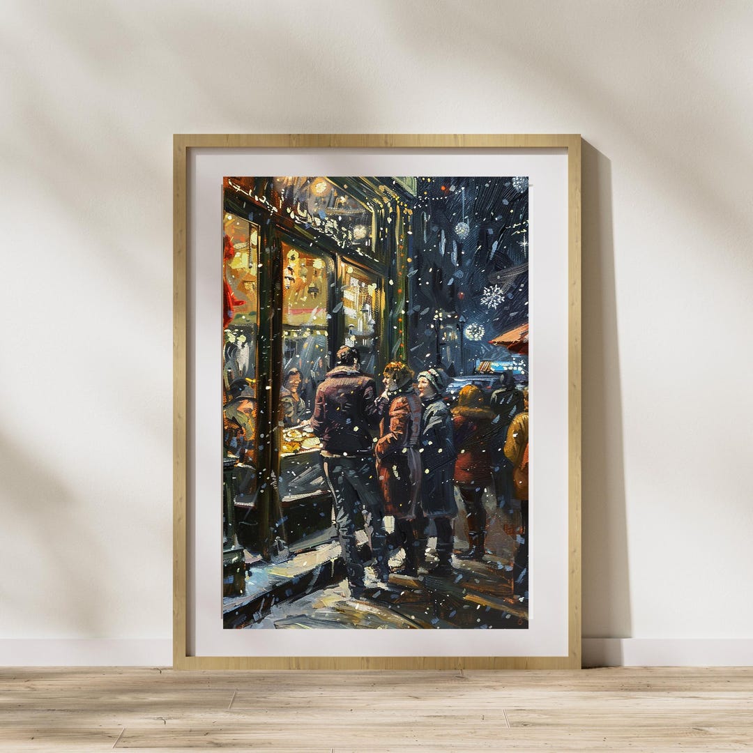 Outside the Shop's Window Hopper & Van Gogh-inspired Art Instant ...