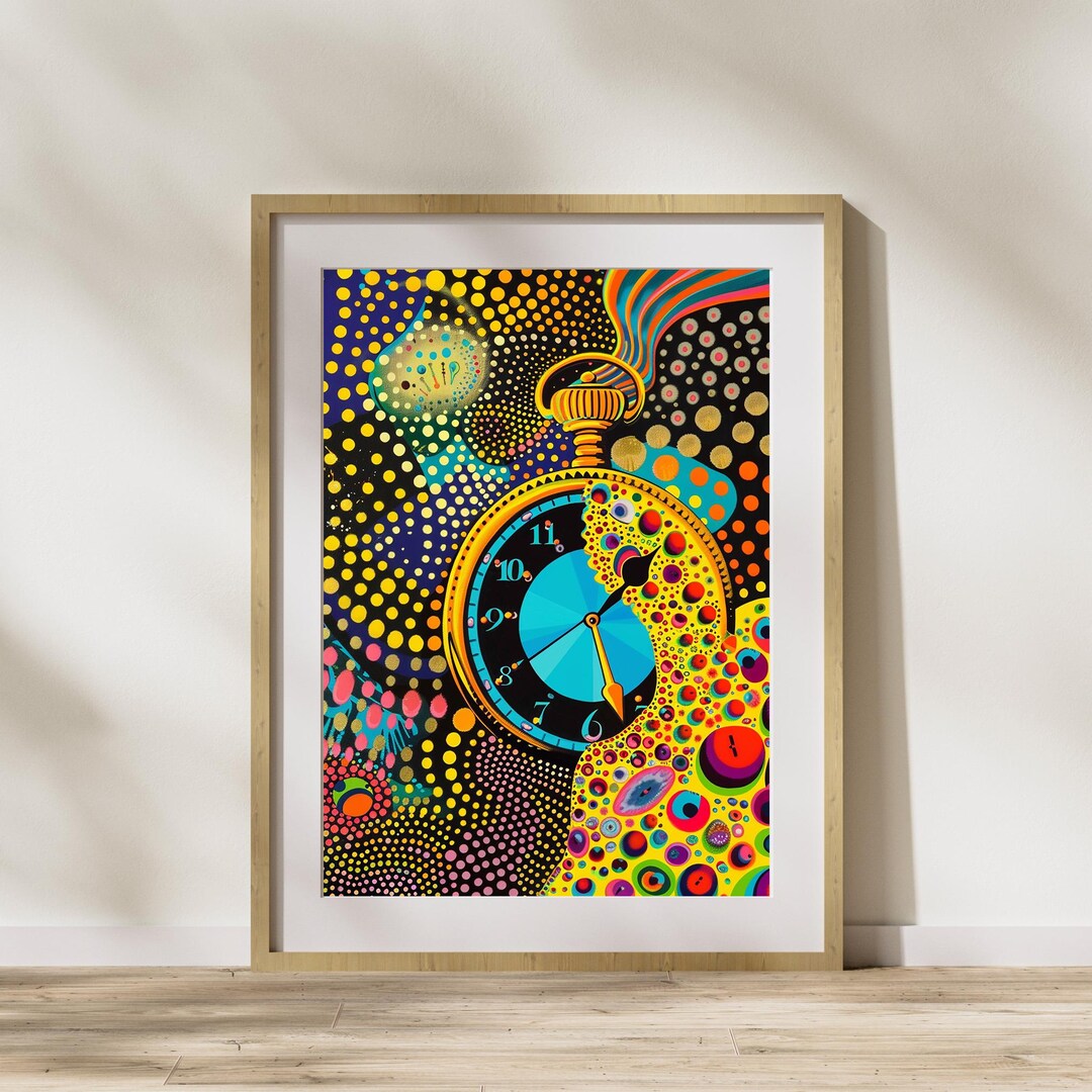 Dali's Melting Clock - the Persistence of Memory - Yayoi Kusama ...