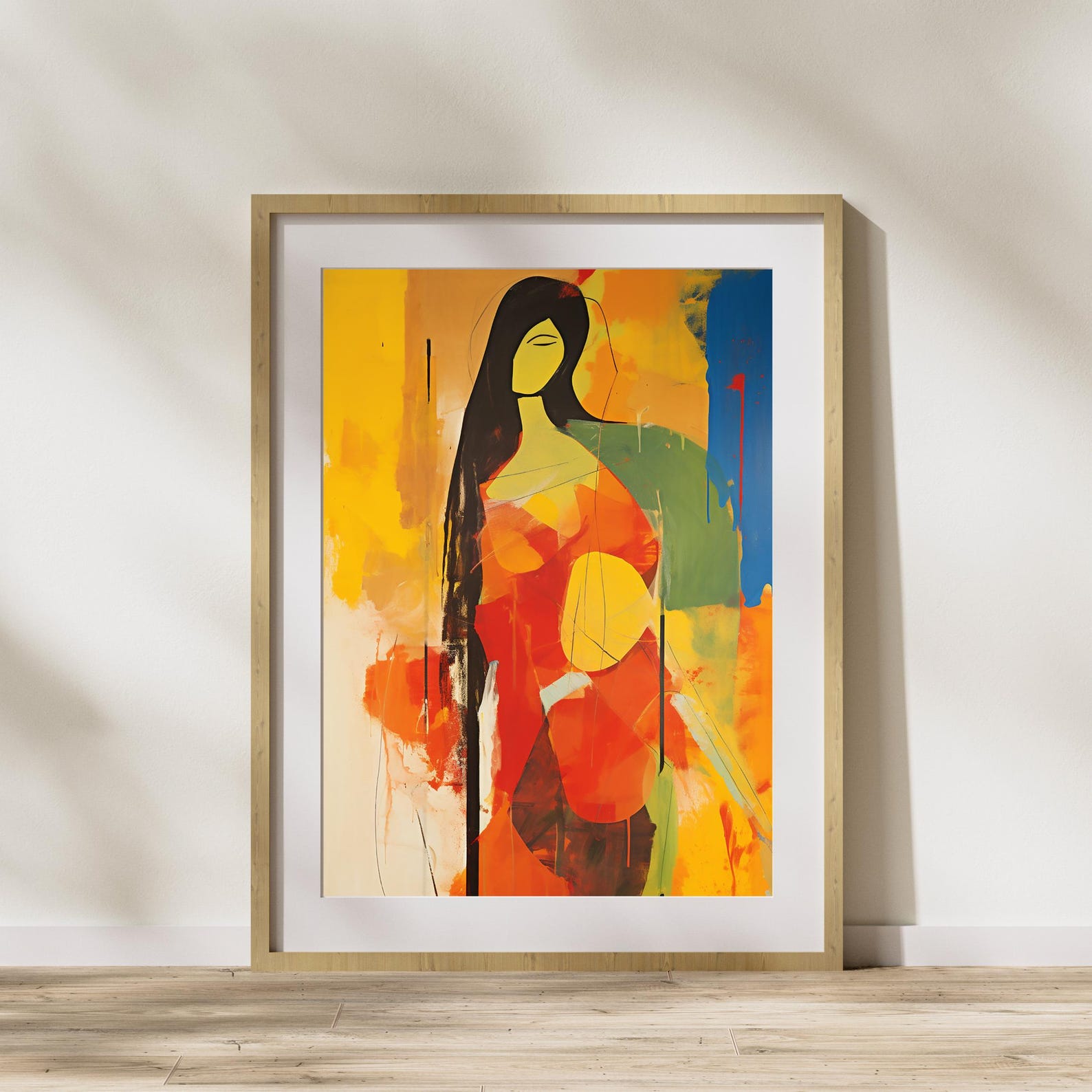 Mona Lisa – Helen Frankenthaler-inspired – Printable Wall Art ...
