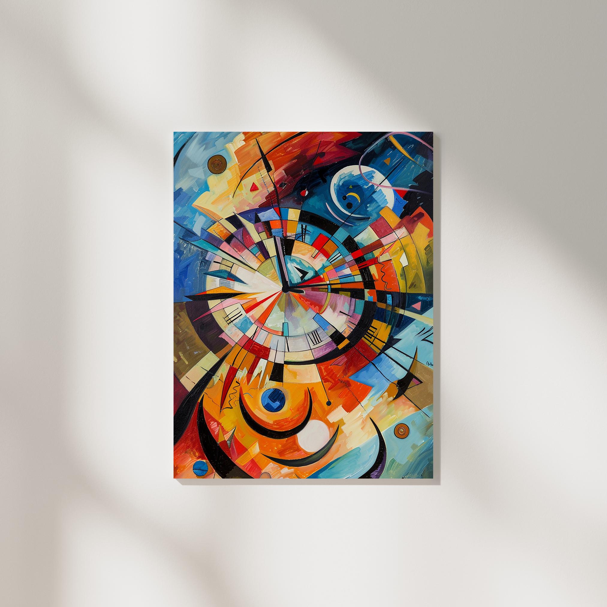Dali's Melting Clock - the Persistence of Memory - Kandinsky Inspired ...