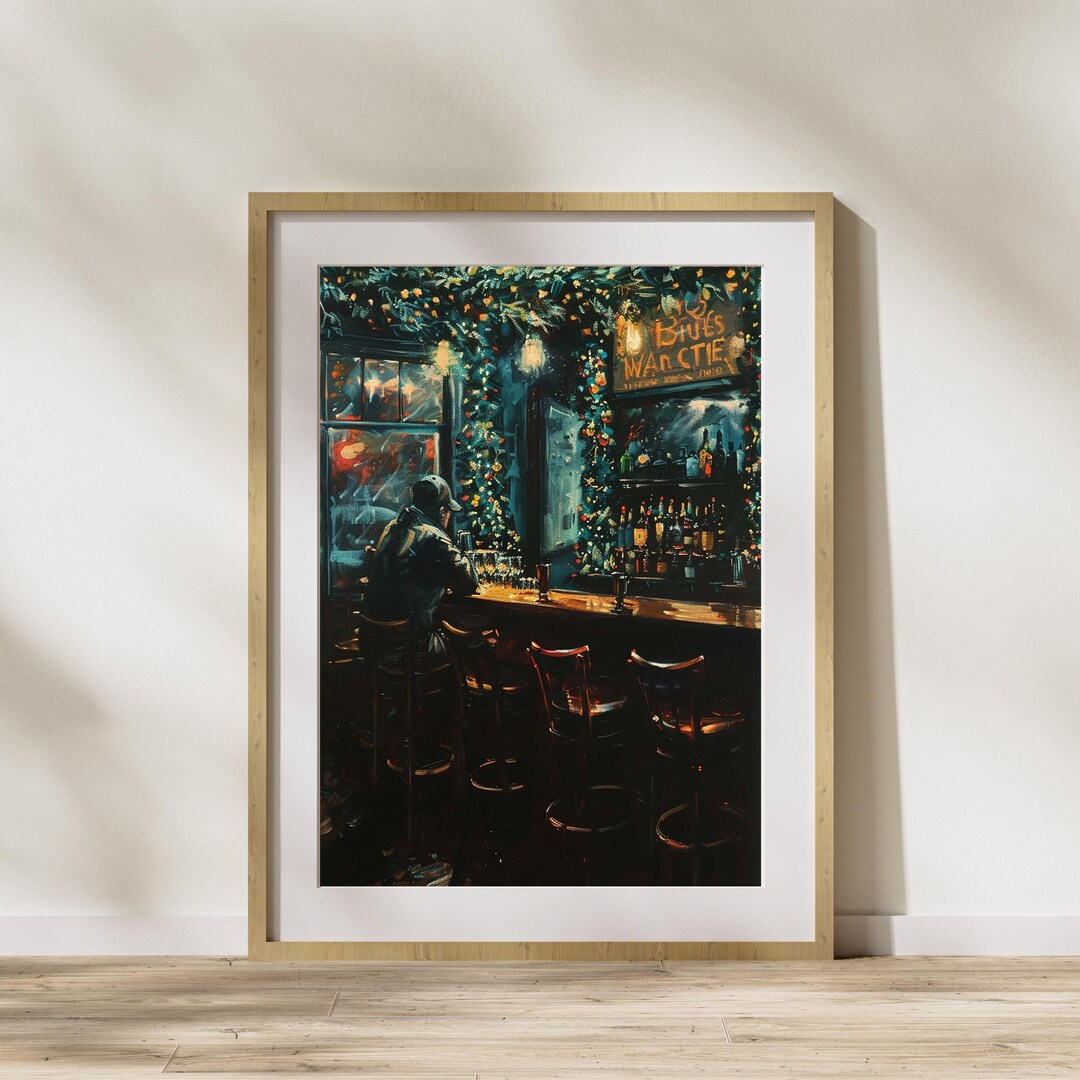 Inside the Bar Hopper & Van Gogh-inspired Art Printable Wall Art Cozy ...