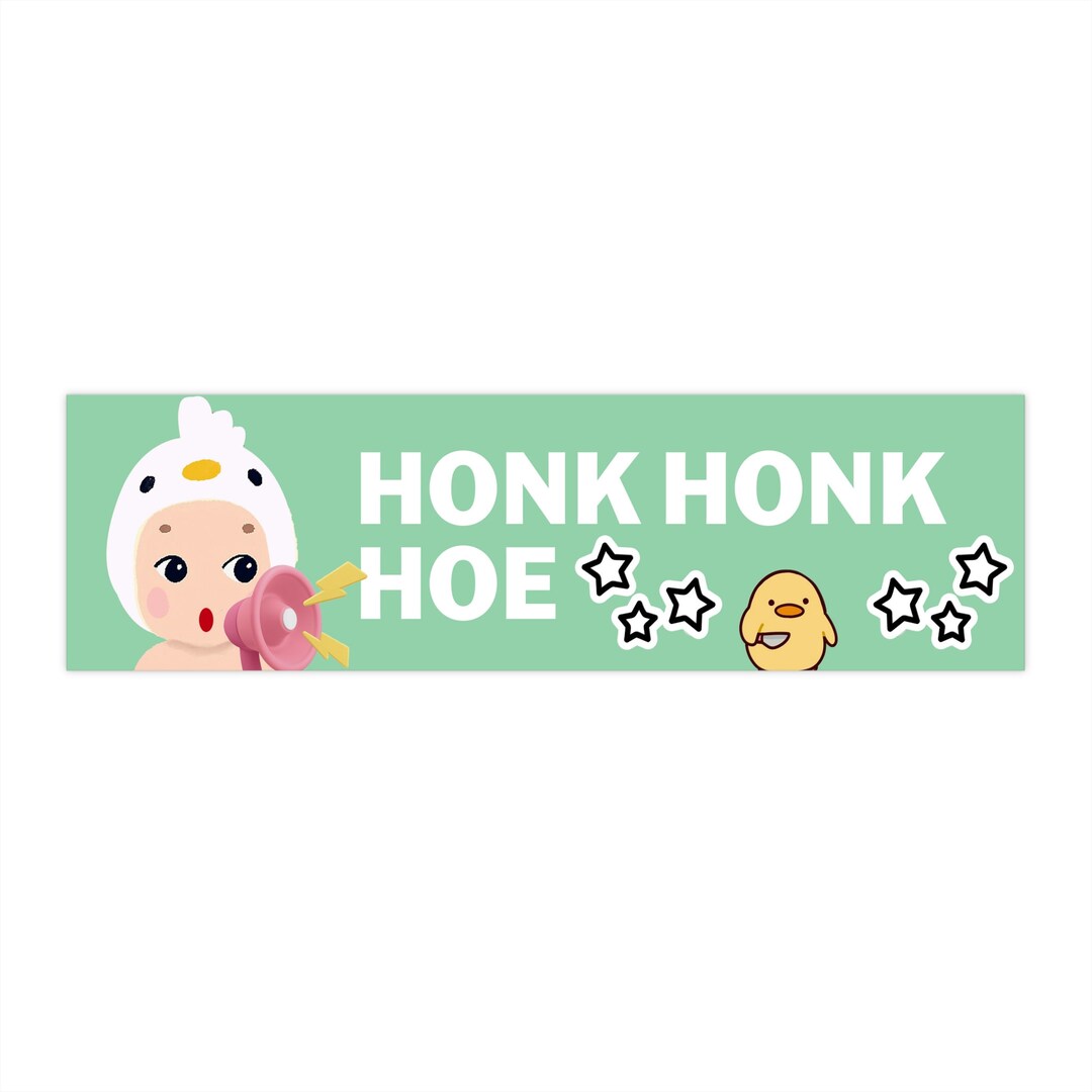 Sonny Angel Goose Honk Honk Hoe Bumper Stickers - Etsy