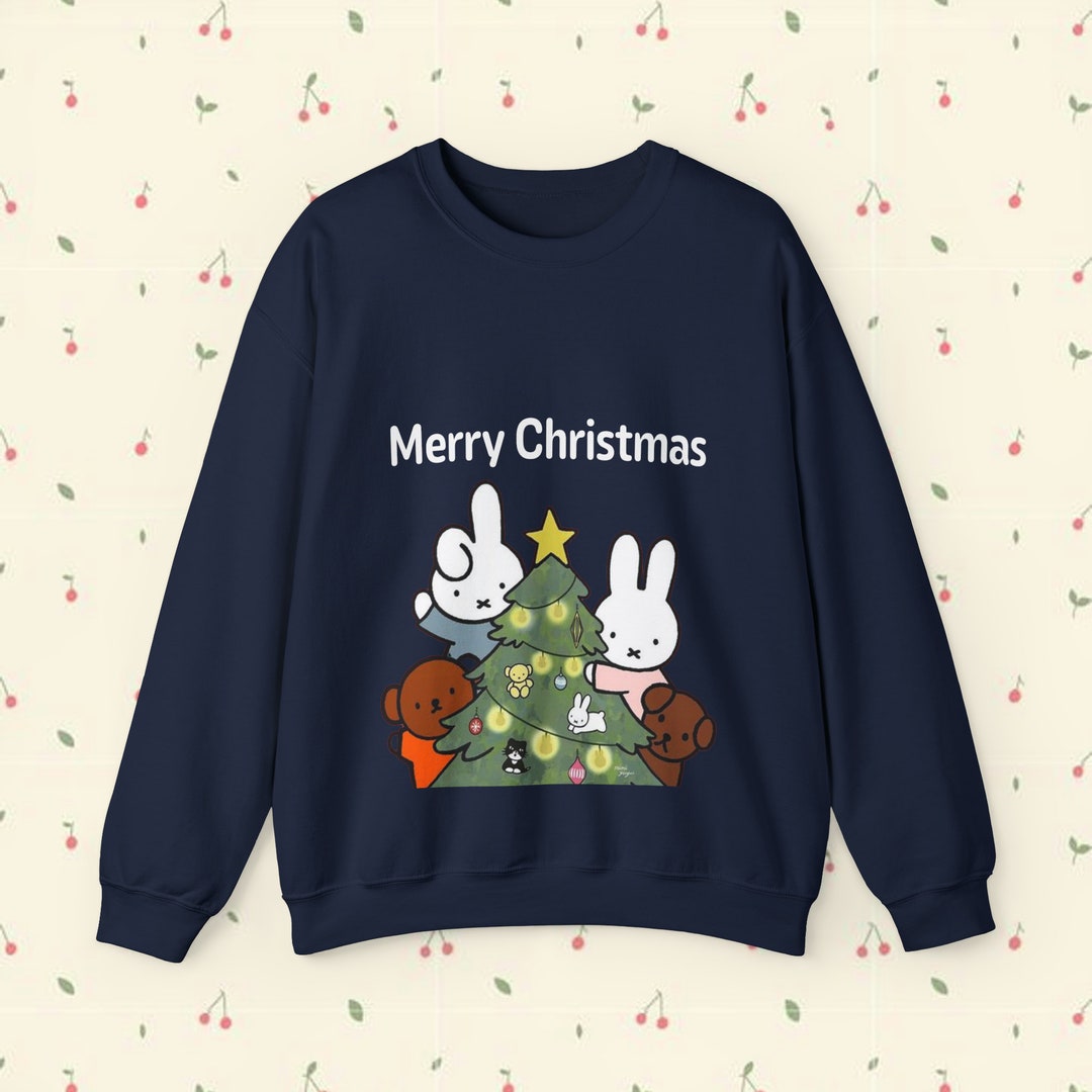 Miffy Merry Christmas Crewneck - Etsy