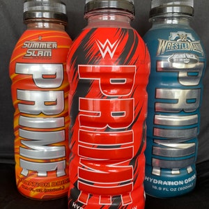 Prime WWE Special Limited Edition Meta Moon Red & Black Bottle - Etsy